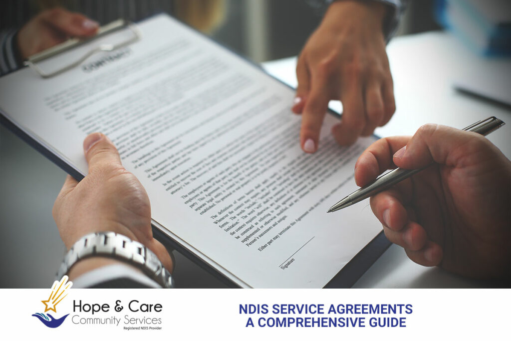 NDIS Service Agreements: A Comprehensive Guide – Hope & Care Community ...