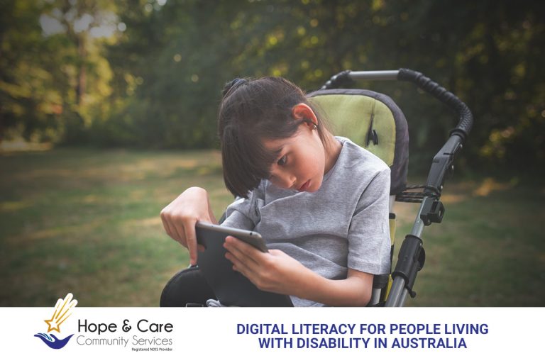Digital Literacy for People Living with Disability in Australia